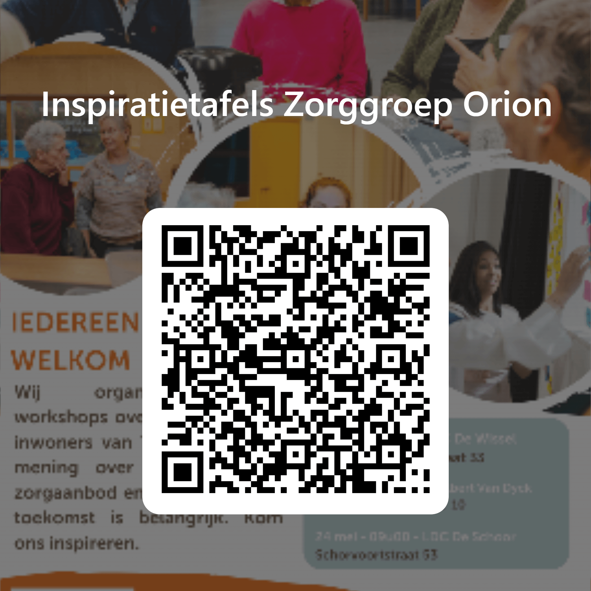 Zorggroep Orion nodigt inwoners van Turnhout uit voor inspiratietafels over zorgaanbod en ...